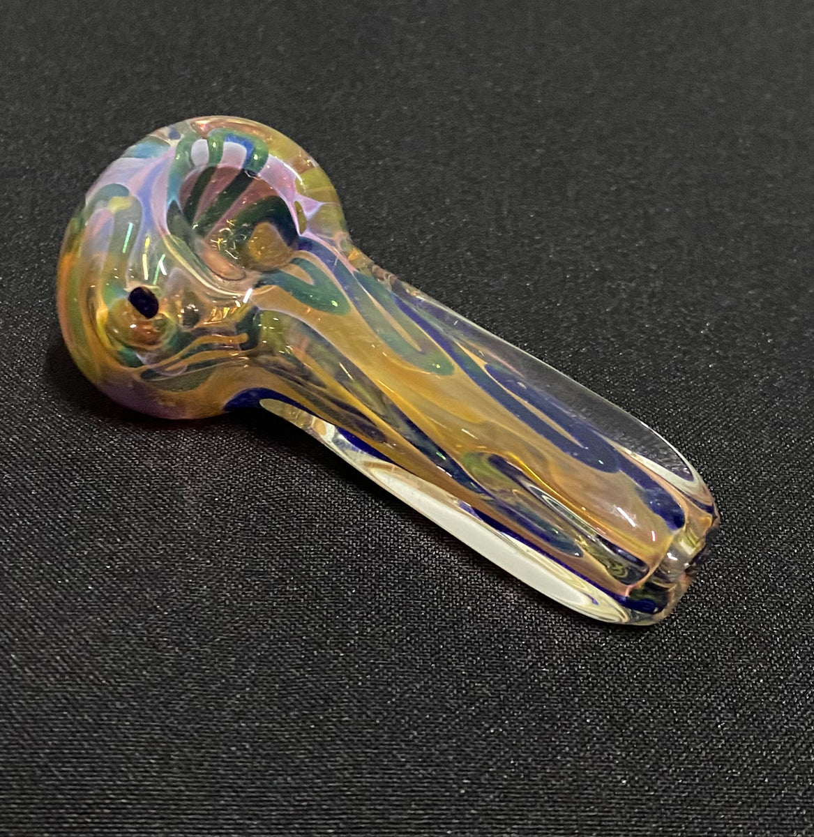 Metallic Fumed Glass Spoon Pipe – Marea PR