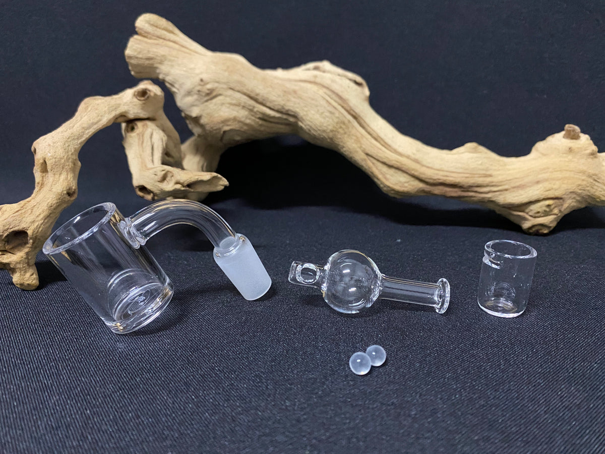 Glass House Flat Top Quartz Banger – Marea PR